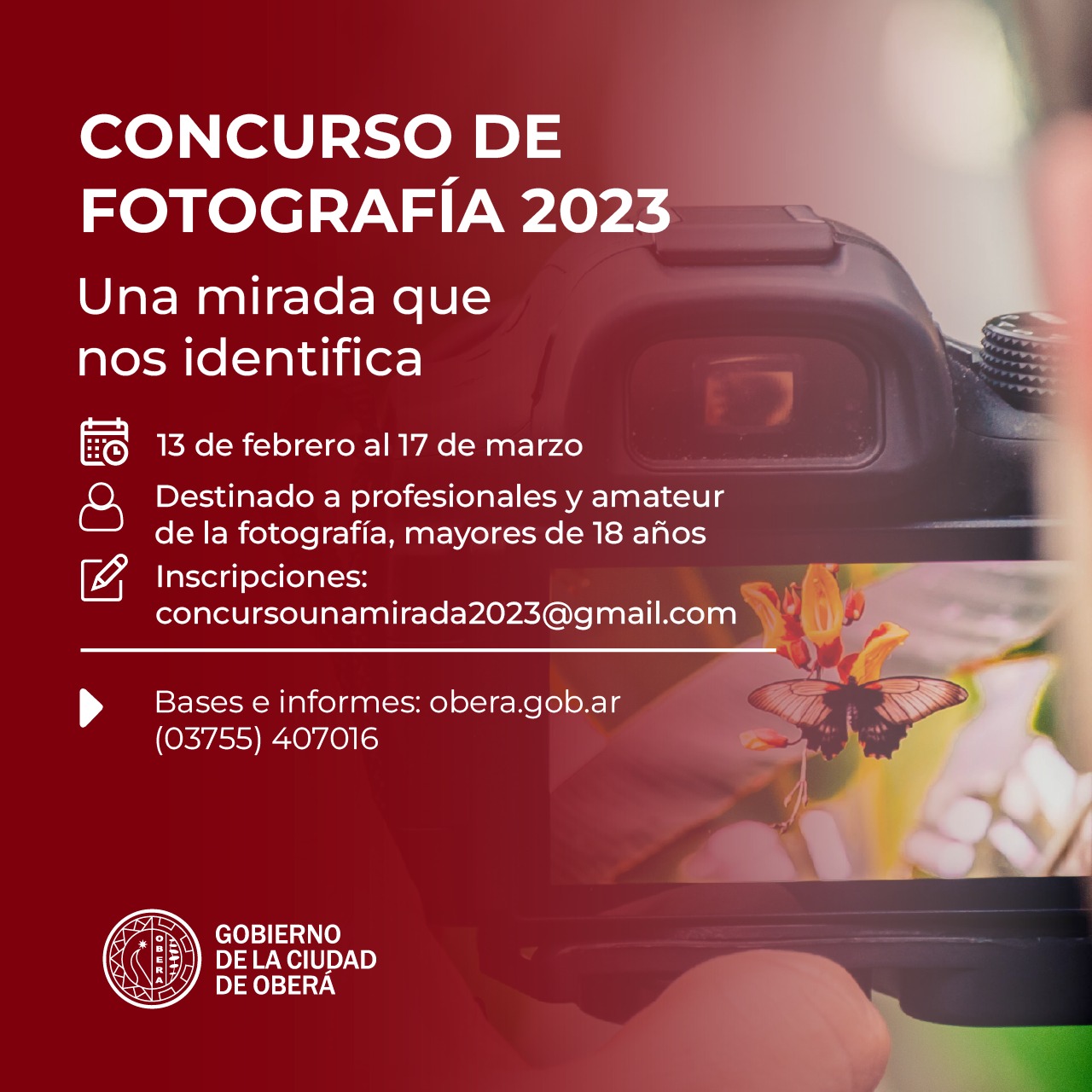 Convocatoria Para Concurso De Fotografía En Oberá Meridiano 55